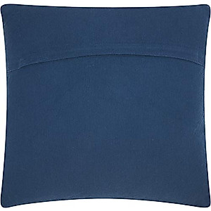 Mina Victory Life Styles Large Chevron Indigo 20" x 20" Throw Pillow