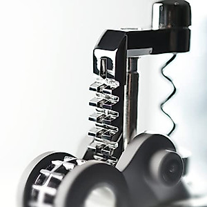 Peugeot 200510 Baltaz Dark Lever Corkscrew/Wine Bottle Opener, Black 5.52in.