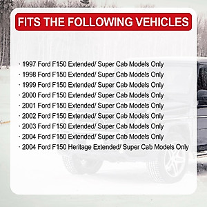FEXON Rear Door Latch w/Cabel for Ford F150 1997-2004, Left and Right 2 Pack, Fit Rear Driver and Pasenger Doors and Upper Position 6L3Z-18264A26-A 6L3Z-18264A27-A
