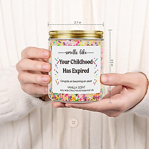 GSPY 18th Birthday Candles - 18th Birthday Gifts for Girls, Boys - 18 Year Old Girl Birthday Gifts - Funny Turning 18, Happy 18th Birthday Gifts for Daughter, Son, Granddaughter, Niece, Friend