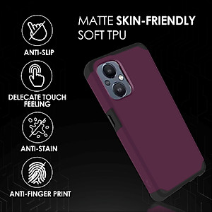 HRWireless Compatible for Oneplus Nord N20 5G CaseSeries with Premium Original Minimalistic Design for Shock Absorption, Accidental Drops, Scratches, Heavy Duty Shockproof Hybrid Cover