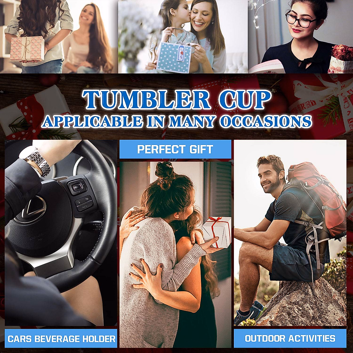 Fufendio Best Friend Birthday Gifts for Women - Friendship Gifts - Vacuum Insulated Tumbler Cup