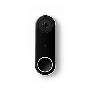Google Nest Doorbell (Wired) - Formerly Hello Video Doorbell with 24/7 Streaming - Smart Doorbell Camera for Home with HDR Video, HD Talk and Listen, Night Vision, and Person Alerts (Renewed)
