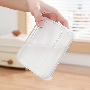 Refrigerator Side Door Organizer Box 6 Pack,Kitchen Divider Organizer Onion Food Grade Fresh Box Storage Box Fresh-Keeping Box for Fridge, Counter, Cabinet Kitchen Organization Food Storage