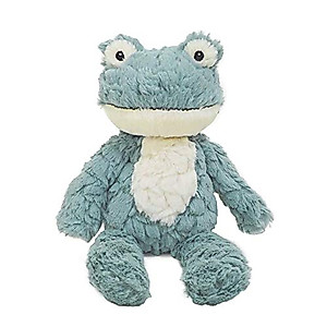 Mary Meyer Putty Nursery Stuffed Animal Soft Toy, 11-Inches, Slate Blue Frog