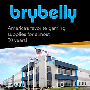 Brybelly Automatic Card Shuffler 6 Deck - Battery Operated Card Shuffler for Standard-Size Cards - Single Button Operated Card Shufflers for Poker, Blackjack, Canasta and Other Card Games