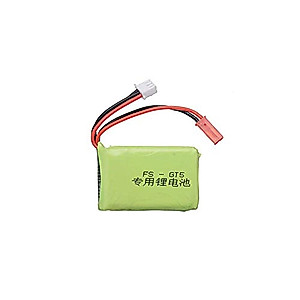 High-performance battery backup 3pcs 7.4V 1500mAh Rechargeable Remote Control Lithium Battery Transmitter Battery for FS-GT5 RC Models Parts Toys Battery-2pcs and Cable ( Color : 3pcs and Cable )