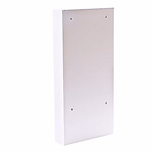 LUOSHALIYA 3 Drawer Shoe Storage Cabinet Wall-Mounted and No-Assembly Shoe Cabinet Holds 9 Shoes, Storage Shoe Rack for Entryway Hallway and Corridor（White）