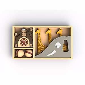 BeginAgain - Safari Bowl, Toddler Bowling Game, Helps Promote Active Play & Motor Skills (for Kids 2 & Up)