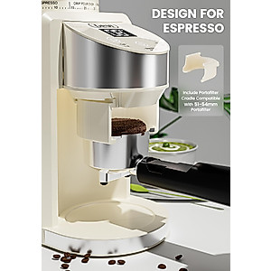 Gevi Electric Burr Coffee Grinder with 35 Grind Settings for Espresso, Drip, French Press - 120V