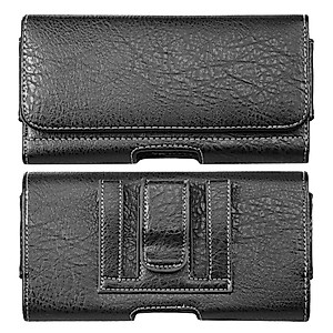 eBigValue Cell Phone Clip Holster with Card Slot for Moto G 5G 2023, Moto G Pure, Moto G Stylus 5G, Galaxy Note 20 Ultra