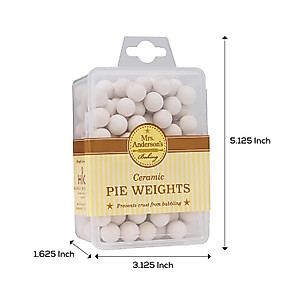 Mrs. Anderson"™s Baking Pie Crust Weights, Natural Ceramic Stoneware