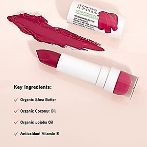 Physicians Formula Organic Wear All Natural Lipstick, Spice, Nourishing, Dermatologist Approved, Gluten Free