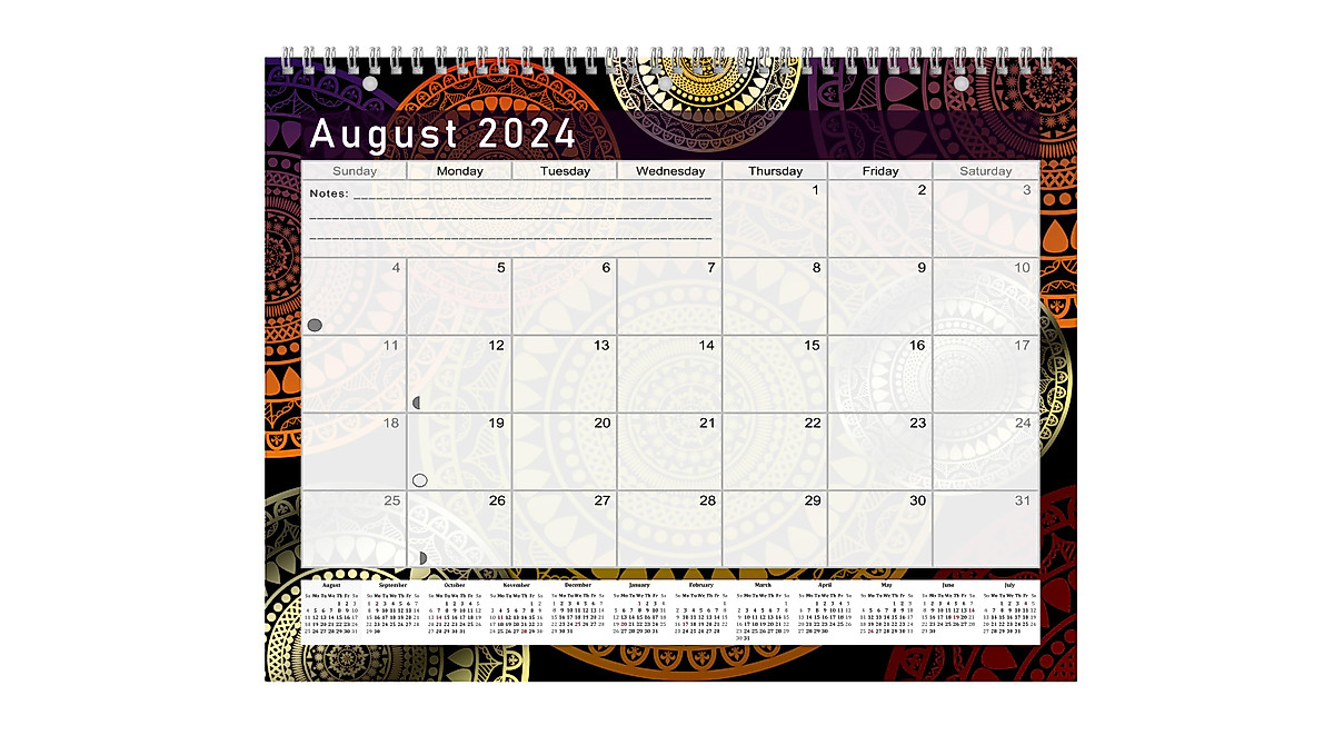 2024-2025 Student Calendar for Wall & Desk
