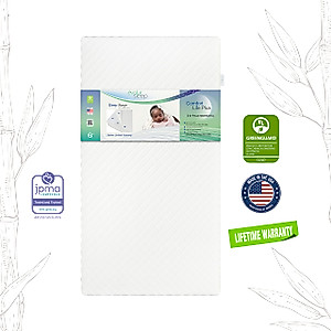 Evolur Comfort Lite Plus Fiber Crib & Toddler Mattress, Greenguard Gold Certified