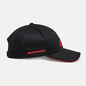 Alpinestars Standard Rostrum Hat, Black/Red