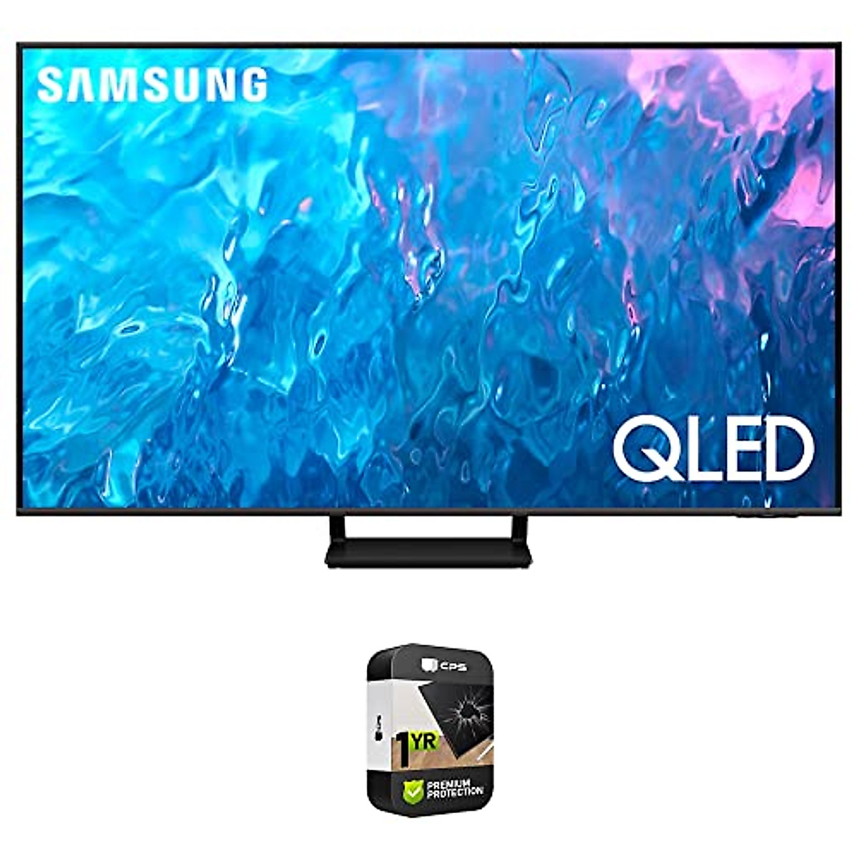 SAMSUNG QN55Q70CA 55 Inch Q70C QLED 4K Smart TV Bundle with 1 YR CPS Enhanced Protection Pack (2023 Model)