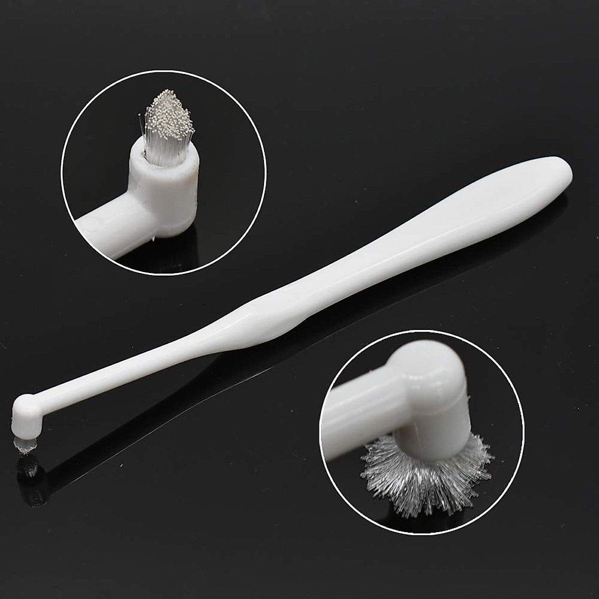 Angzhili 9 Pieces Interspace Toothbrush,End Tuft Orthodontic Toothbrush Tapered Orthodontic Brush for Hard to Reach Areas,Gap Toothbrush for Orthodontic Braces Bridges and Implants