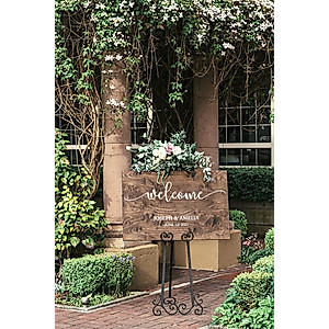 Personalized Wedding Welcome Sign - Wood Wedding Sign - Rustic Wedding Decor #PWS01