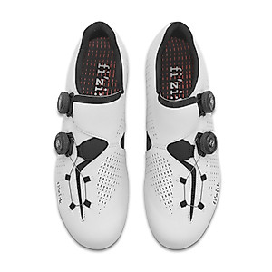 Fizik R1 INFINITO Shoes, White/Black, Size 45