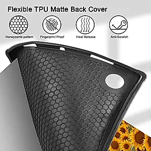 May Chen Case for Samsung Galaxy Tab A8 10.5 Inch 2022 Release, Auto Wake/Sleep Slim PU Lightweight Trifold Stand Folio Cover for Samsung Galaxy Tab A8 Tablet [SM-X200/X205/X207], Sunflower