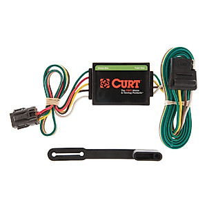 CURT 55331 Vehicle-Side Custom 4-Pin Trailer Wiring Harness, Fits Select Honda Passport, Isuzu Rodeo
