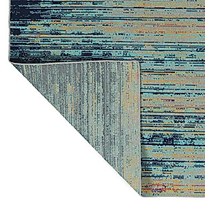Kaleen 5'3" x 7'3" Area Rug in Multi-Color, Indoor / Outdoor Zuma Beach Collection
