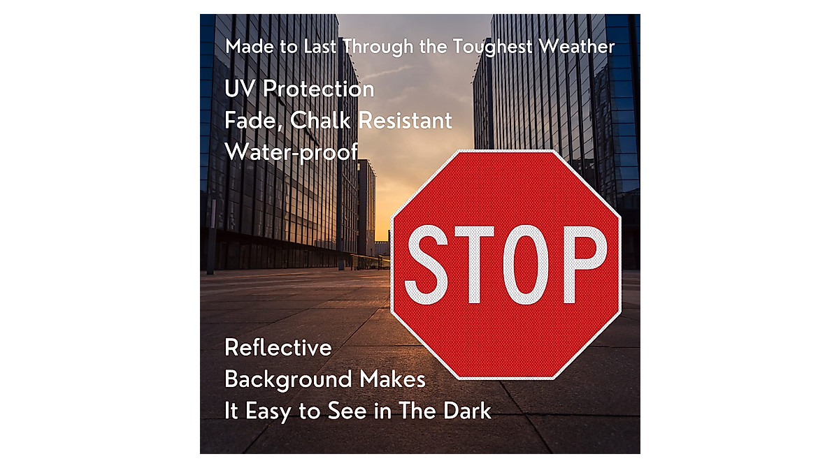30" Stop Sign | 3M Diamond Grade Reflective Road Sign