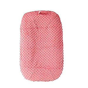 Removable Slipcover for Newborn Lounger, Super Soft Premium Plush Dot Baby Lounger Cover Fit for 29 x 17 x 4 inches Infant Padded Lounger, Ultra Comfortable, Safe for Babies Small Size (StrawberryRed)