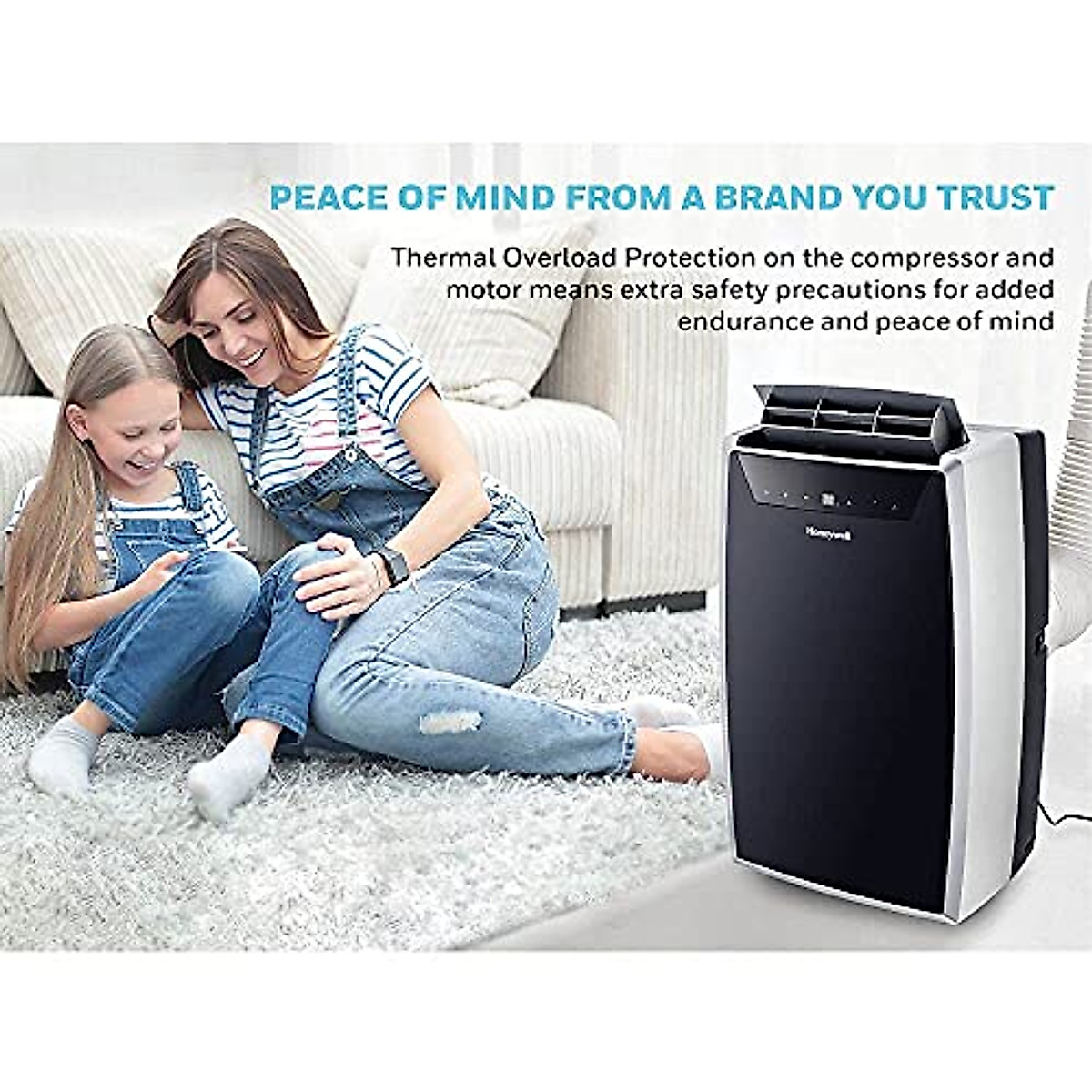 Honeywell R-MN4HFS9 14,000 BTU Dehumidifier & Fan, Heat and Cool Portable Air Conditioner, Black and Silver - Certified Refurbished