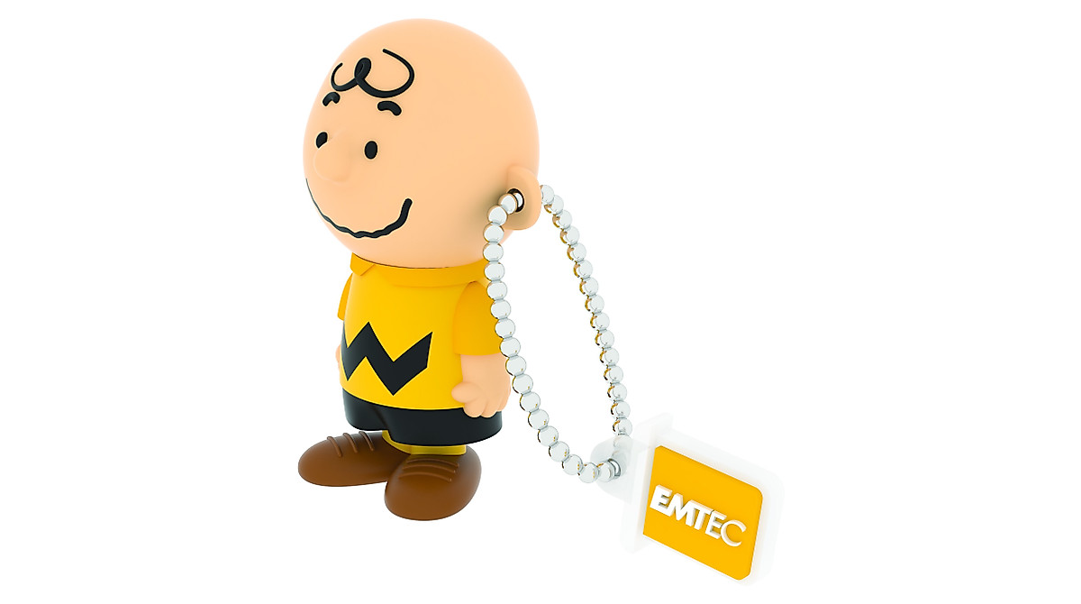 EMTEC USB Flash Drive 8GB Stick 2.0 Peanuts " Charlie Brown " 3D Design ...