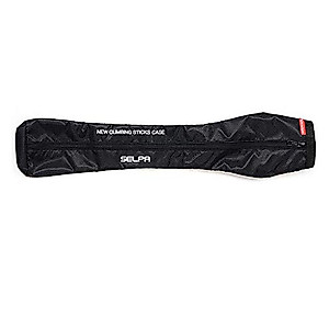 Chris.W Portable Trekking Pole Carrying Bag Storage Bag Pouch with Zipper for Walking Stick Hiking Poles Travel Case(Black)