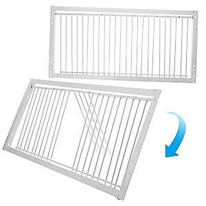 BESPORTBLE Pigeon Hits The Door Pigeon t Traps Pigeon Entrance Door Traps Bird Launcher Pigeon Door Frame Racing Pigeon Traps Doves Door Entrance House Door White Iron Pigeon Racing Curtain