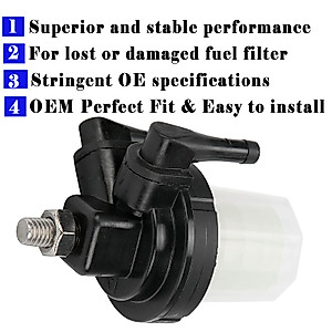 61N-24560-00-00 Fuel Filter for Yamaha Sierra Marine Outboard 9.9HP 15HP 20HP 25HP 30HP 40HP 55HP 48HP 50HP 55HP 60HP 70HP 75HP 90HP 2 4 stroke fuel filter 18-79910