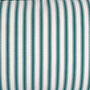 SUPMAISON Pack of 2 Decorative Indoor Outdoor Outdoor Pillow 20" x 12", (Polyester, Crestwood Stripe Turquoise)