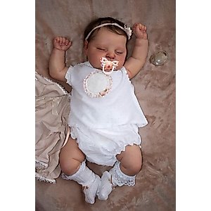 KOKOMANDY Lifelike Reborn Doll 20 Inch Reborn Baby Dolls Girl Soft Body Sleeping Newborn Baby Doll Real Looking Realistic Handmade Baby Babies Toy Gifts