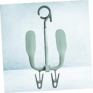 Zerodeko 1Pc Hanging Clothes Drying Rack Shoes Drying Hanger Laundry Hanging Rack Laundry Hanger Drying Rack Shoes Drying Rack Shoes Dryer Rack Dryer Rack for Shoes Coat Hanger Shoe Rack