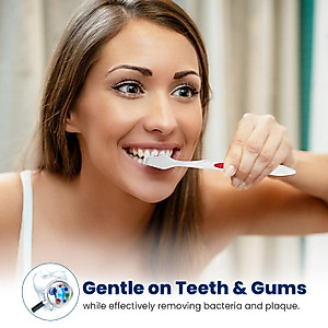 Variety Savings 40 Toothbrushes Bulk Wholesale Quantity Standard Size, Dental Care Toiletries, Medium Soft Bristles, Individually Wrapped, Homeless Care, Disposable Use, Hotels, Travel,