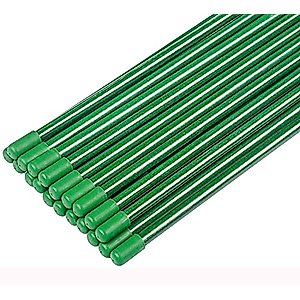 ZJIA 5 Ft Garden Stakes Fiberglass Plant Stakes Sturdy Tomato Stakes, Pack of 20