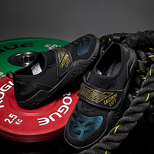 CASTIRON LIFT DeadLift Shoes,Weightlifting Squat Shoes,Weight Lifting Shoes for Heavy Lifting Weight Training,Fitness Cross-Trainer Barefoot & Minimalist Sneakers Gym Training Shoes for Men Women