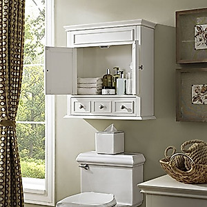 Crosley Furniture Lydia Bathroom Wall Cabinet, White