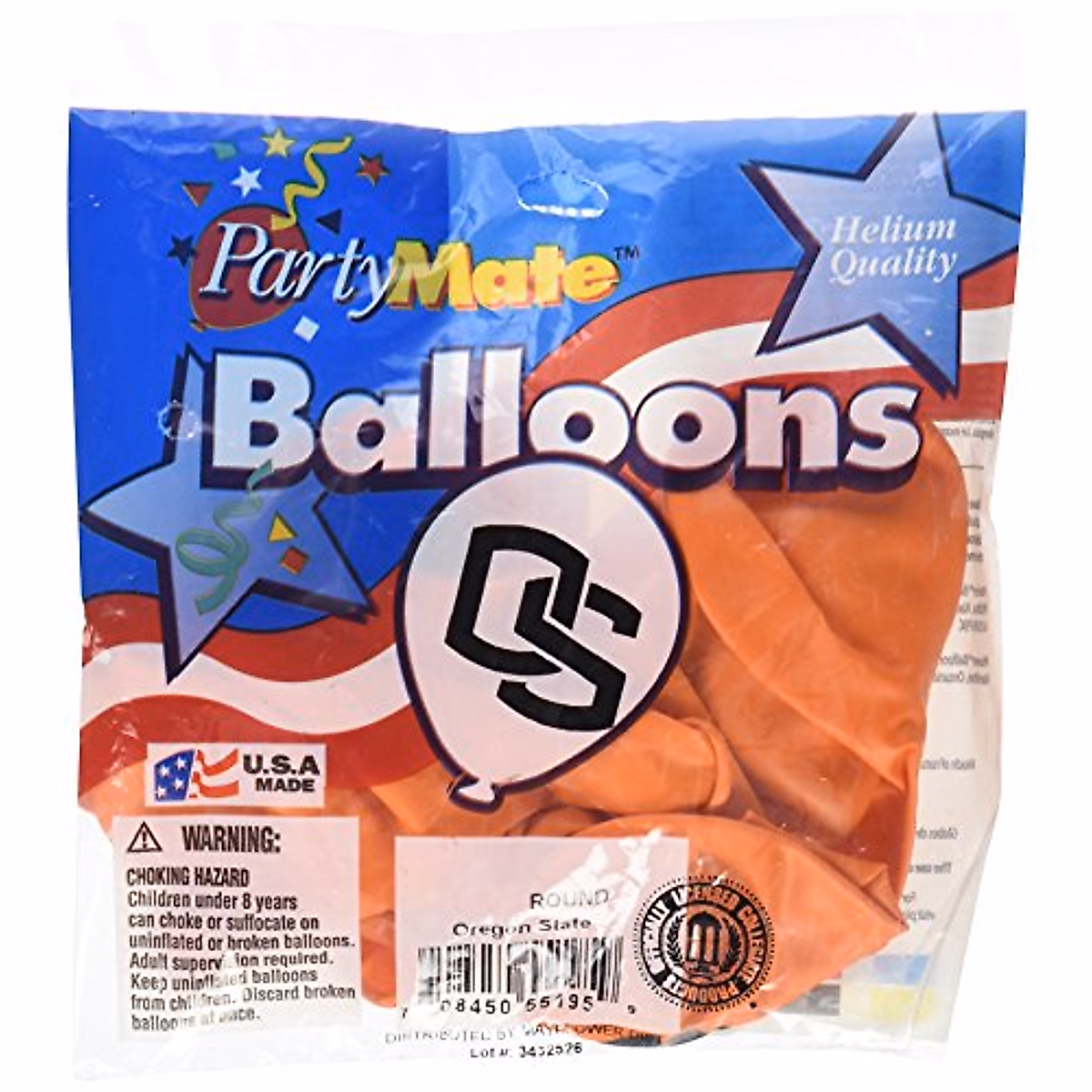 Pioneer Balloon Company 11" Oregon State LTX 10CT, One size, Multicolor