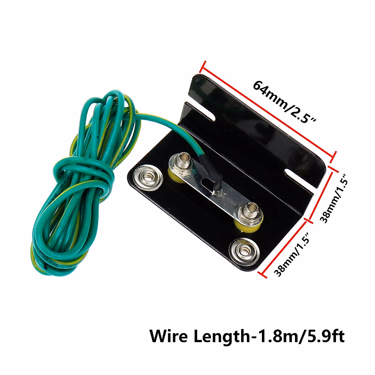 Dahszhi ESD Wrist Strap Ground Cord Bench Mounted with 1.8M Length Cord - 3pcs