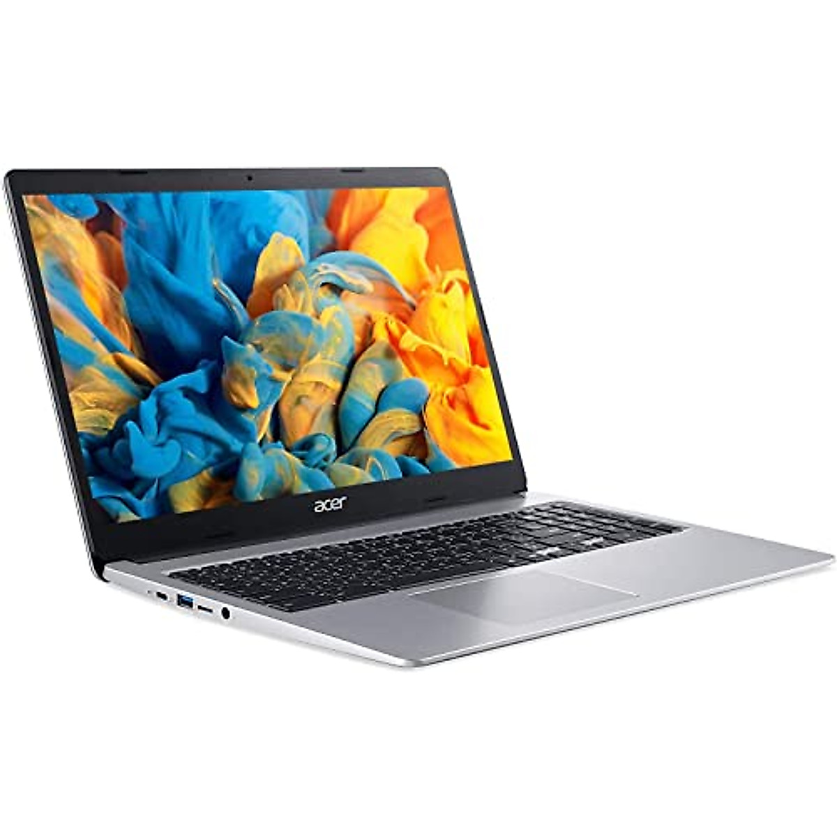 acer 2022 15inch HD IPS Chromebook, Intel Dual-Core Celeron Processor Up to 2.55GHz, 4GB RAM, 64GB Storage, Super-Fast WiFi Up to 1300 Mbps, Chrome OS-(Renewed) (Dale Silver)