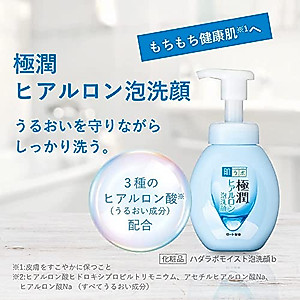 Hadalabo Japan Gokujyun Hyaluronic Acid Moisture Bubble Foaming Cleanser (160ml) 2set