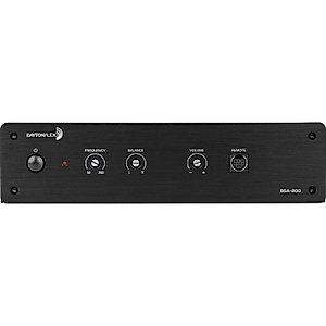Dayton Audio BSA-200 200 Watt Bridgeable Stereo Bass Shaker and Subwoofer Amplifier with Remote - 110 WPC RMS at 2 Ohms, 230 Watts RMS at 4 Ohms Bridged