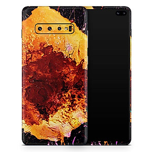 DesignSkinz Liquid Abstract Paint V18 Protective Vinyl Decal Wrap Skin Cover Compatible with The Samsung Galaxy S20 (Screen Trim & Back Glass Skin)
