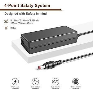 TAIFU 12V 3.33A AC Adapter Charger for Dell 22'' 23'' 24'' Screen LED LCD Monitor S2340Mc S2340M S2440L S2440Lb, S2740L, S2340L, S2240T, S2340T, Parts: ADP-40DD B, PA-1041-71 Power Supply Cord