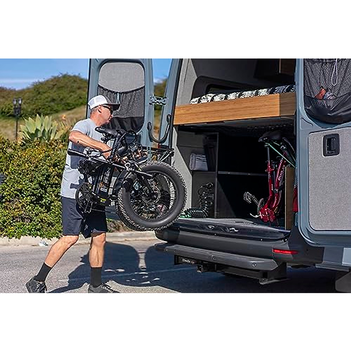 EMOJO Lynx Pro Sports 500W Folding Electric Road Bike for Adults 20 Inch Fat Tire Outdoor E Bike with Fenders 30 Miles 7 Speed Pedal Assist E Bicycle with 48V 10Ah Battery and LCD Display (White)