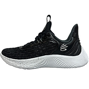 Under Armour Curry Flow 9 Team Basketball Shoes - Black - Men's Size 8 / Women's Size 9.5, Black/White